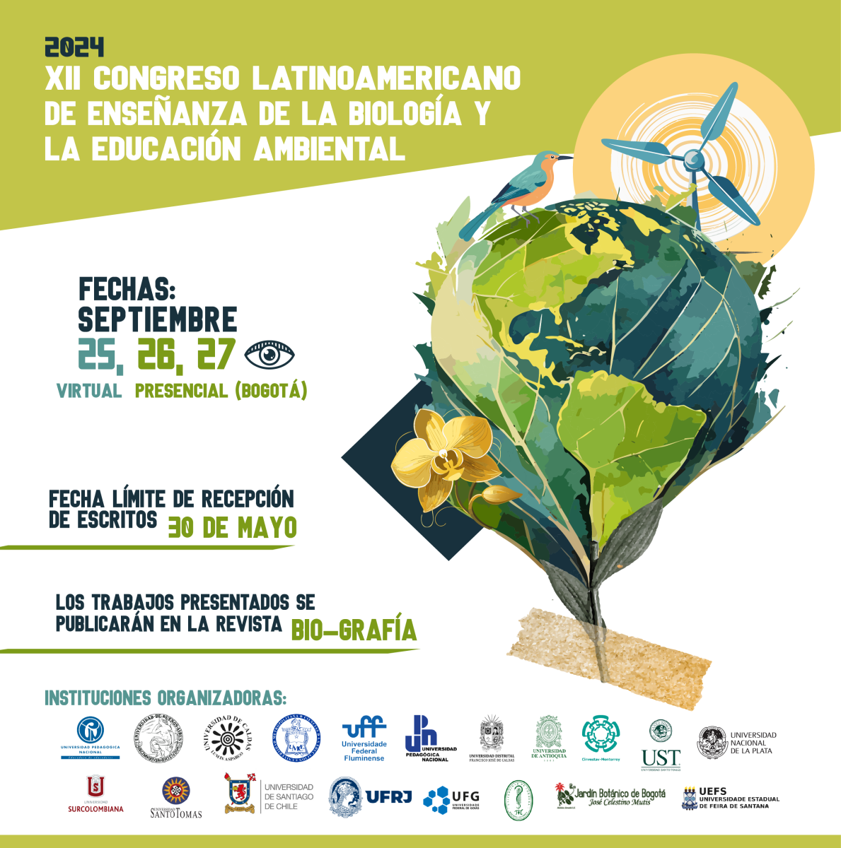 Participe en el XII Congreso Latinoamericano de Enseñanza de la Biología y la Educación ...
