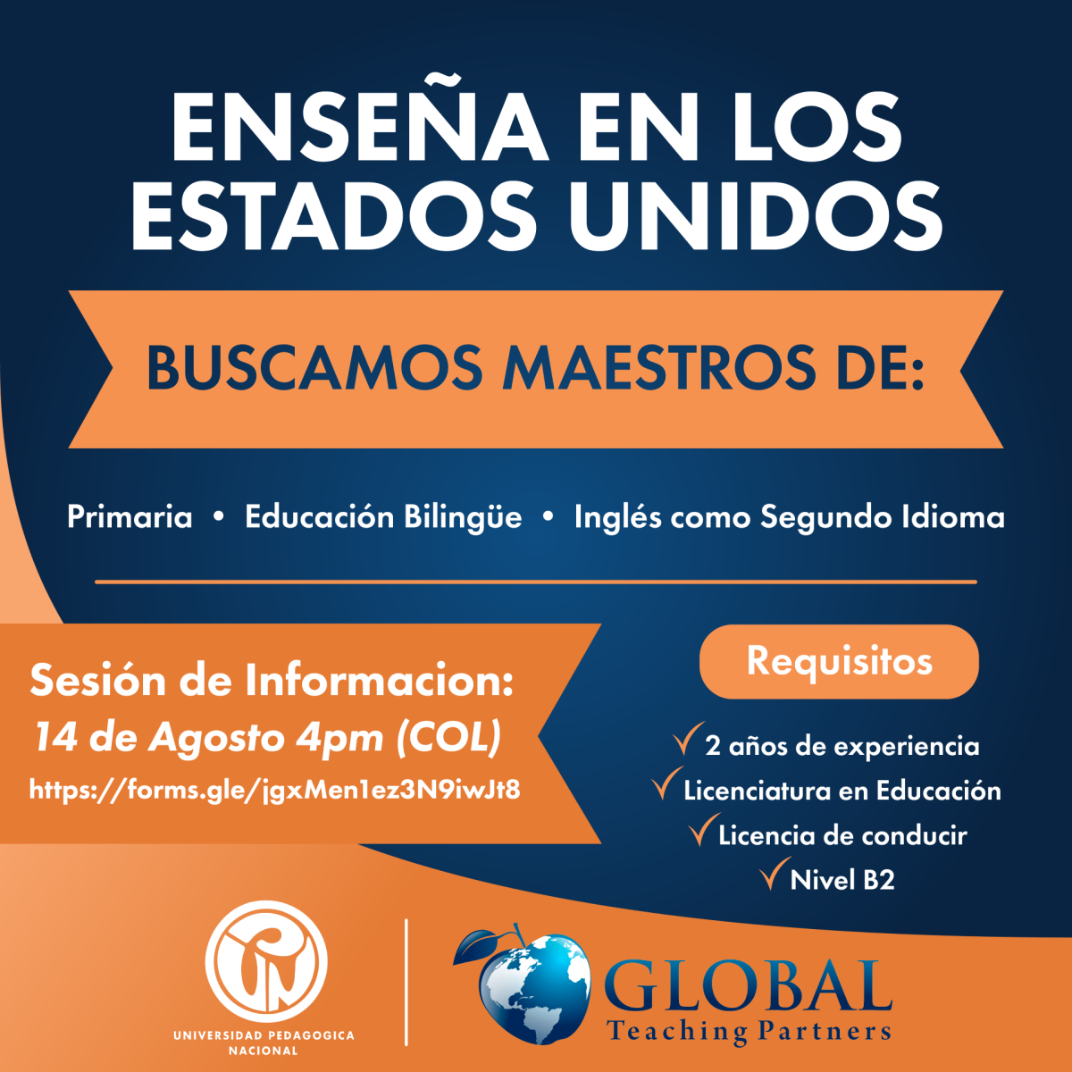 Global Teaching Partners y la Universidad Pedagógica Nacional buscan ...
